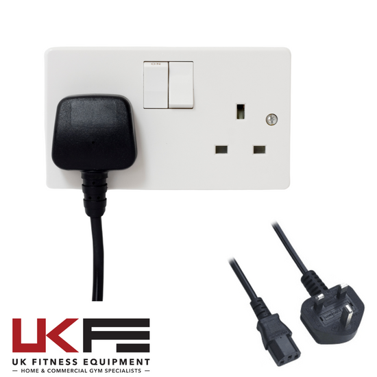 UK Treadmill Power Lead - UK Fitness Equipment