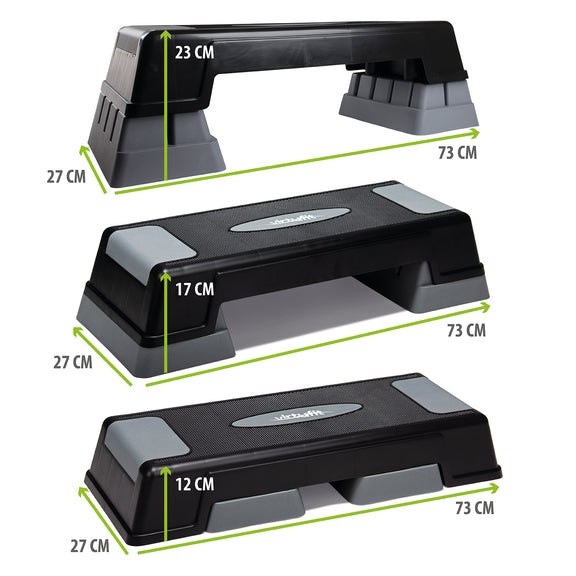 VirtuFit Adjustable Aerobic Step | Step Aerobics equipment - UK Fitness ...