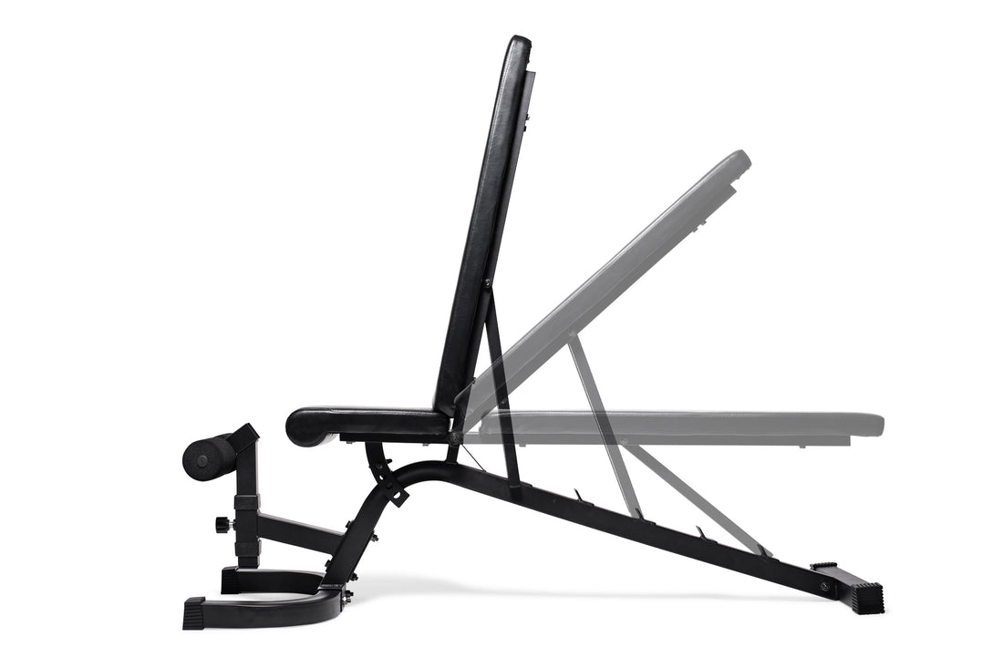 VirtuFit Adjustable Weight Bench Pro | Leg Hold Down | Commercial Grade ...