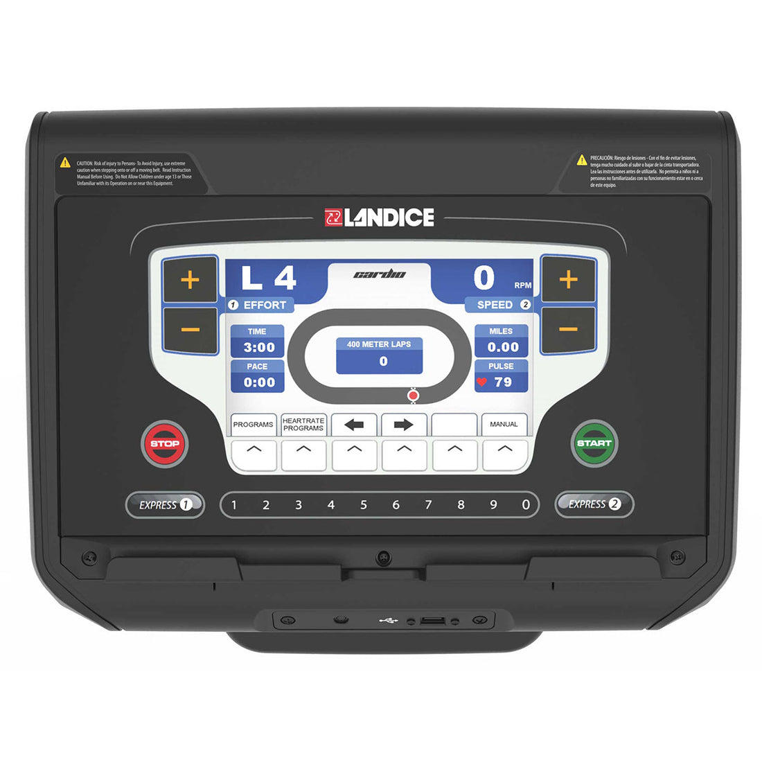 Landice U9 Rehabilitation Upright Bike - Commercial Exercise Bike ...